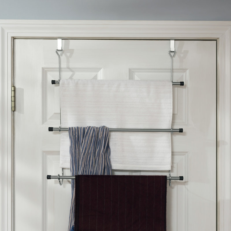 Home Basics Steel Over-the-Door Towel Rack | Wayfair Home Basics Steel Over-the-Door Towel Rack | Wayfair